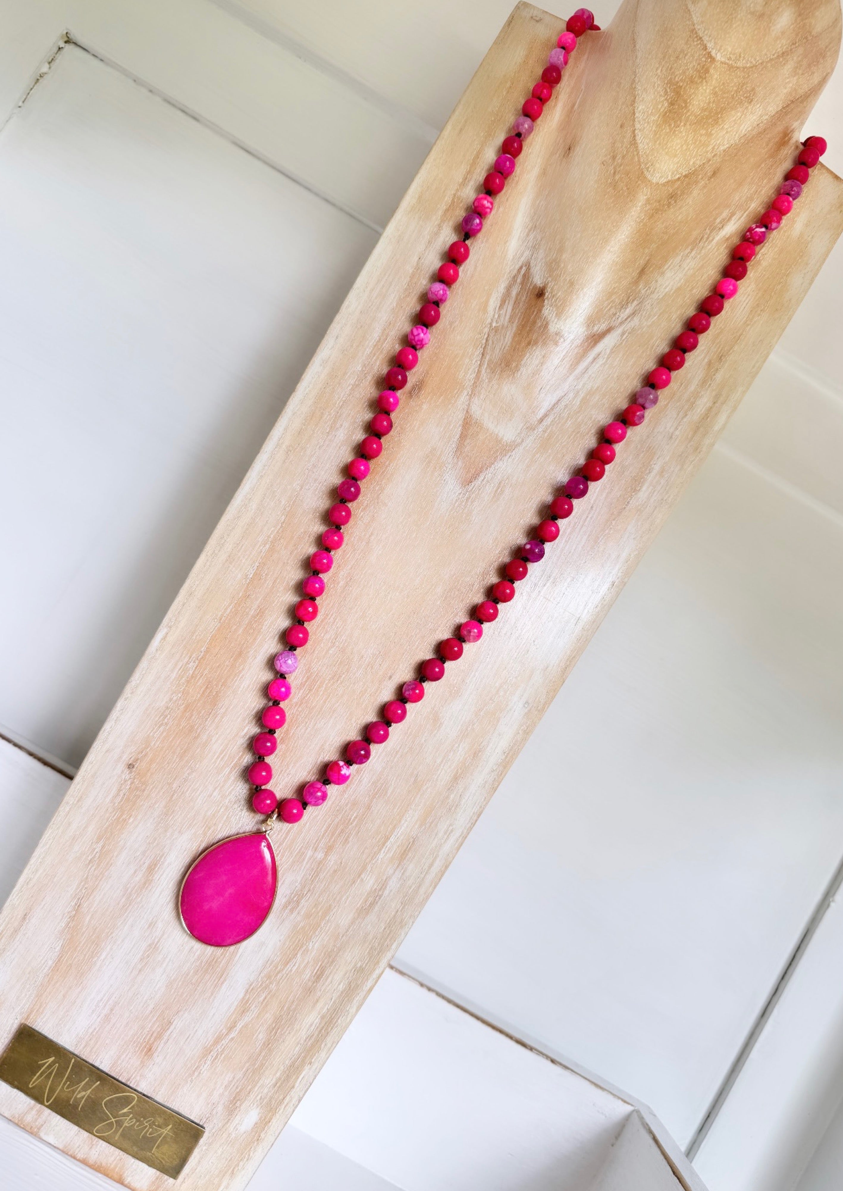 The Pink Nala Necklace – Wild Spirit London